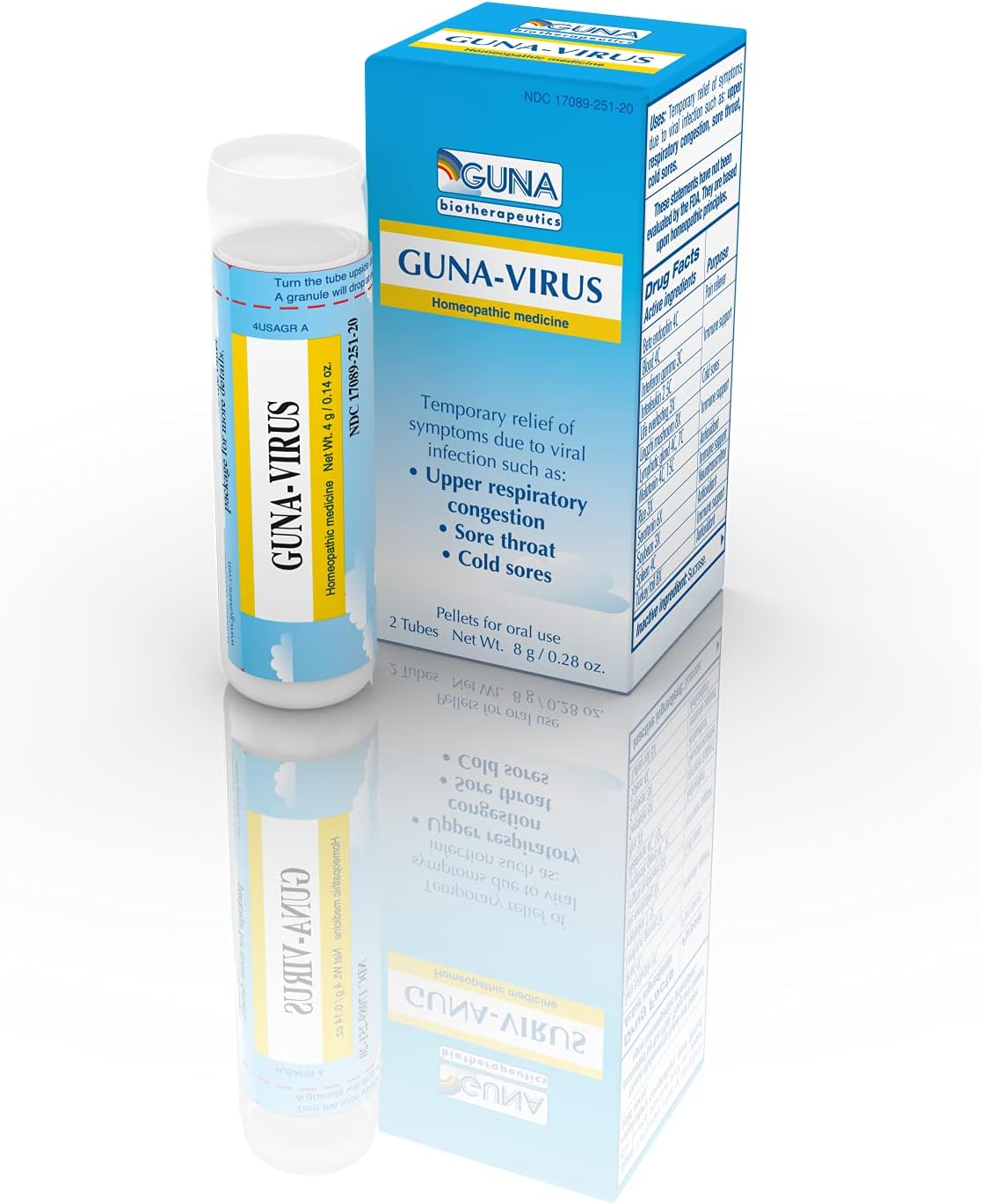 Amazon.com: Guna Virus Pellets for The Temporary Relief of Symptoms ...