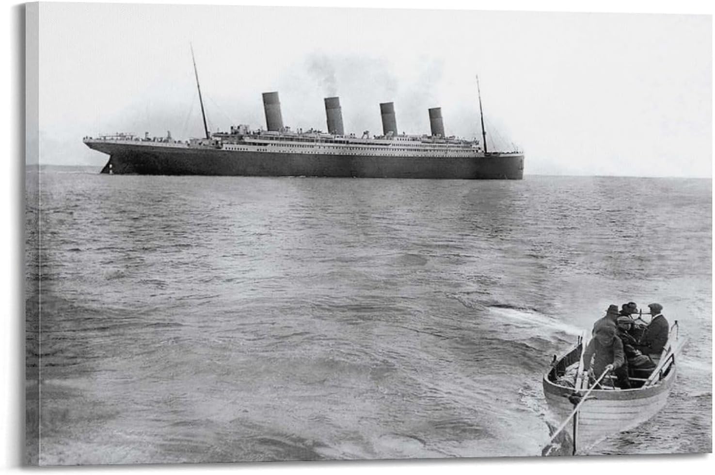 Amazon.com: Black And White Poster Last Known Photo of The Titanic ...