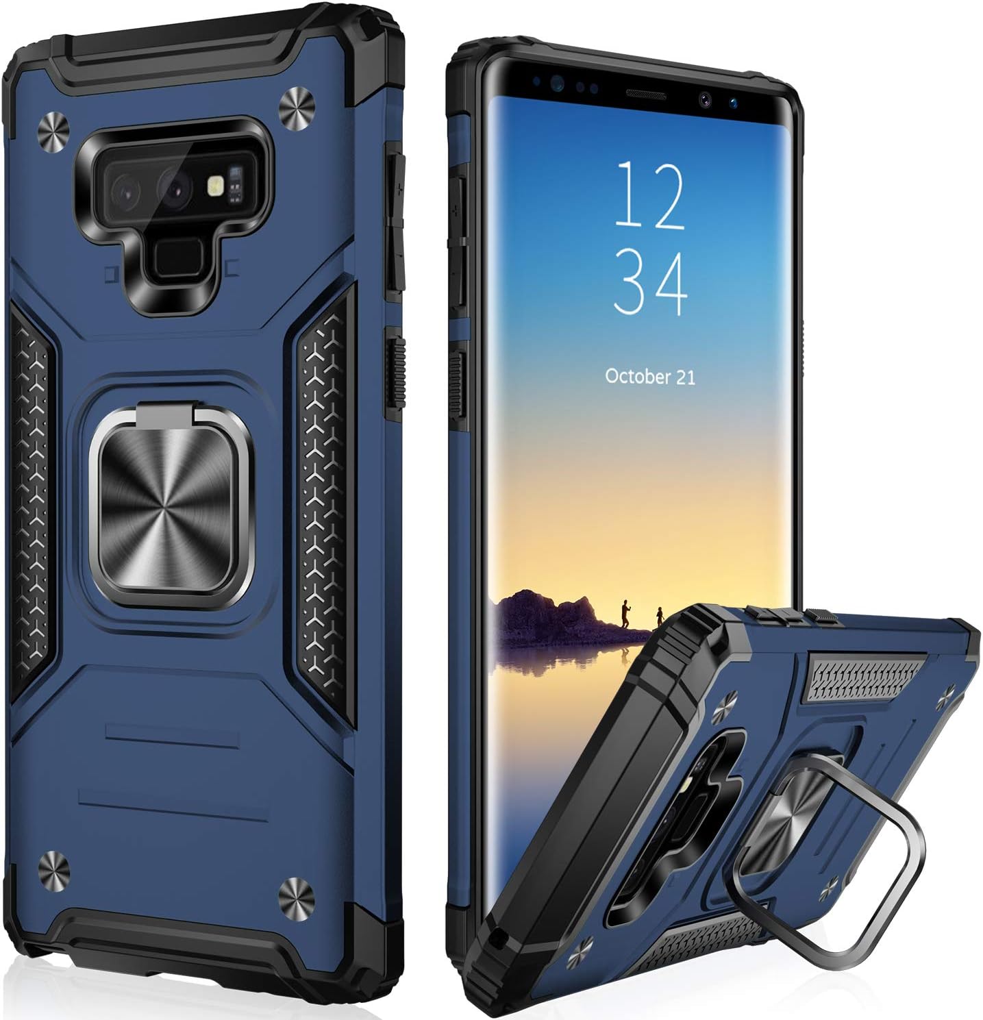 Amazon.com: IKAZZ for Galaxy Note 9 Case,Dual Layer Soft Flexible TPU ...
