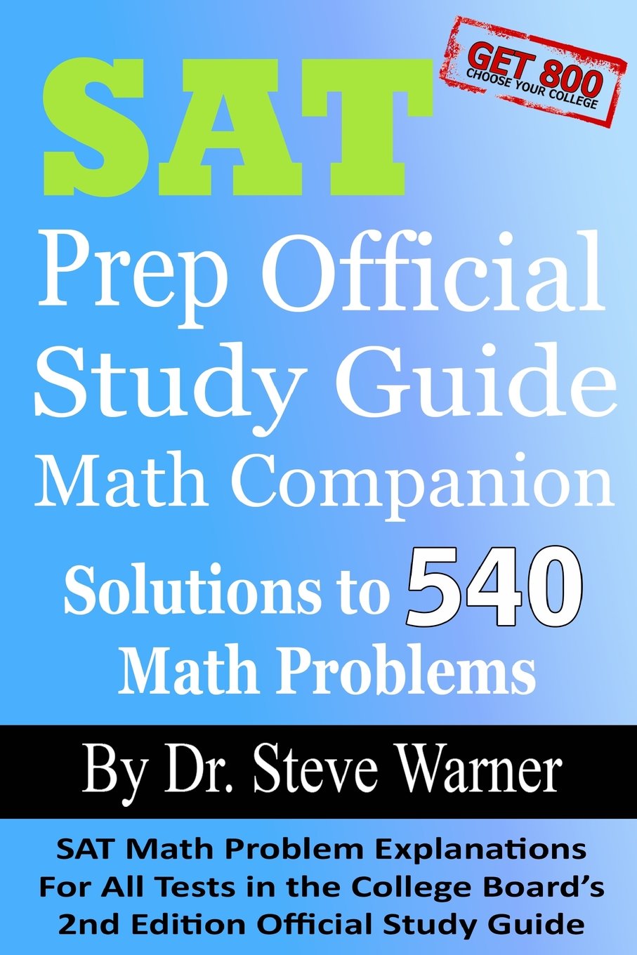 SAT Prep Official Study Guide Math Companion: SAT Math Problem ...