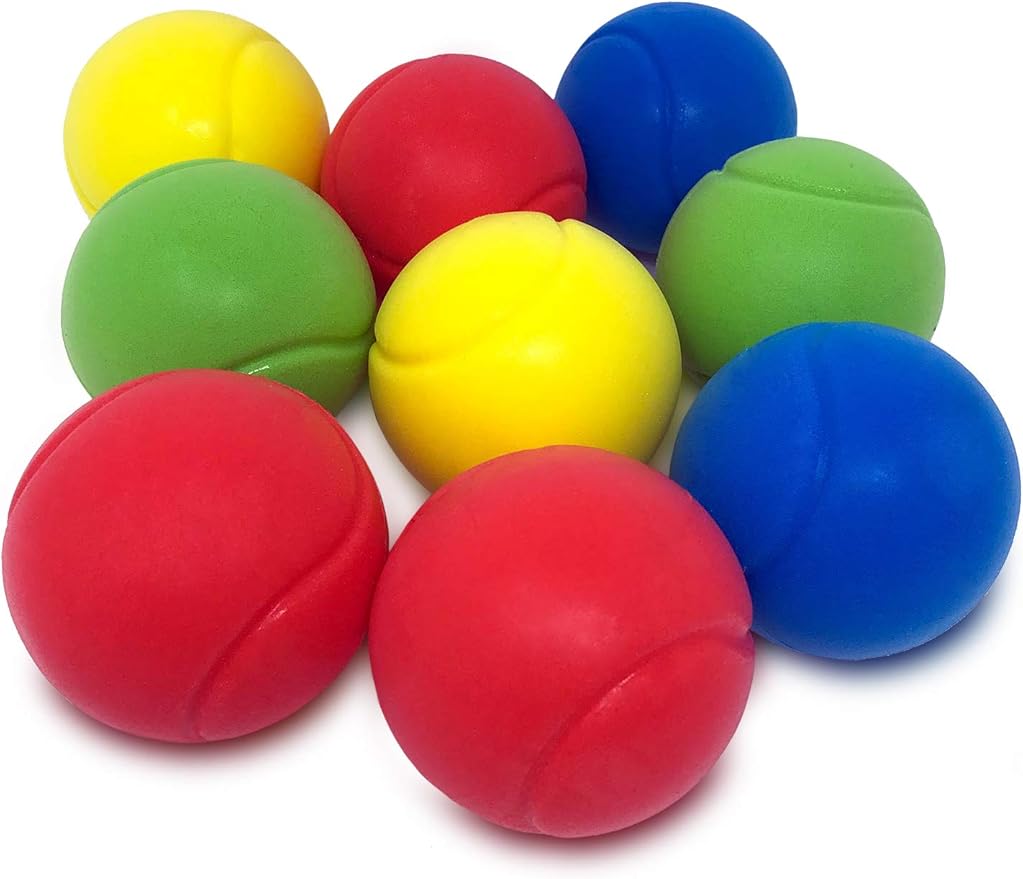 E-Deals 70mm soft foam tennis balls - Assorted Colours : Amazon.co.uk ...