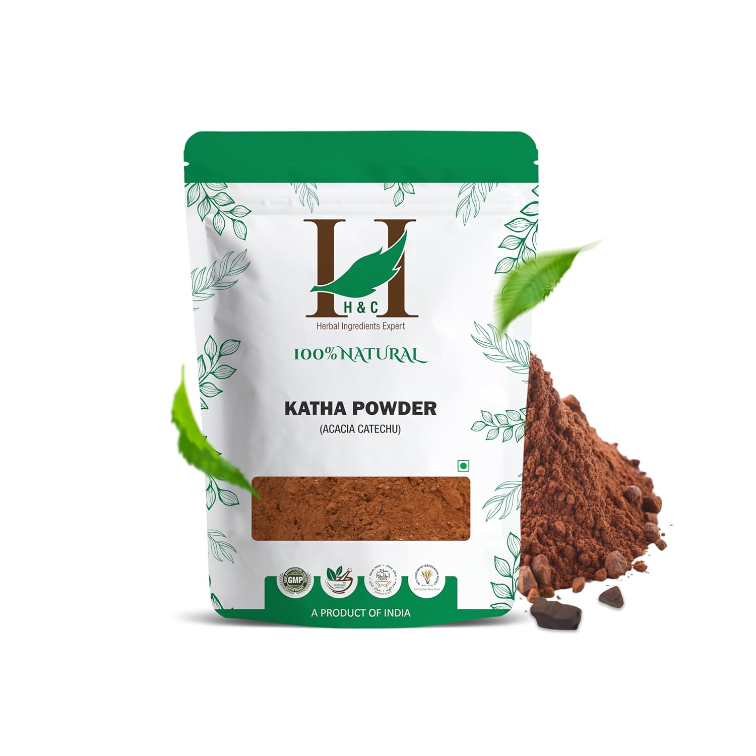 Buy H&C Herbal Ingredients Expert Natural Katha Powder | Katha Powder ...
