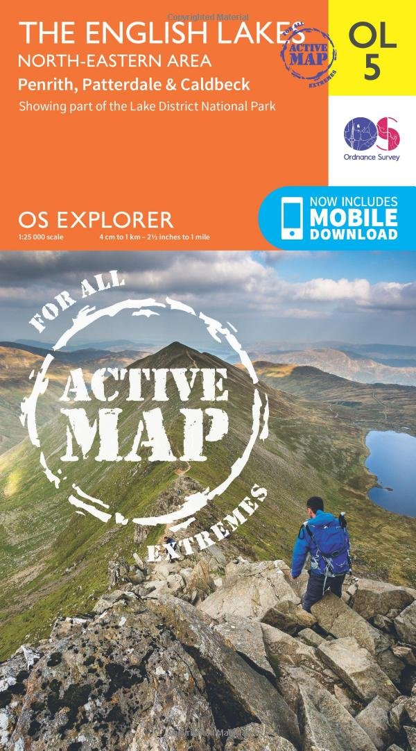 OS Explorer ACTIVE OL5 The English Lakes North Eastern area: OL 05 (OS ...