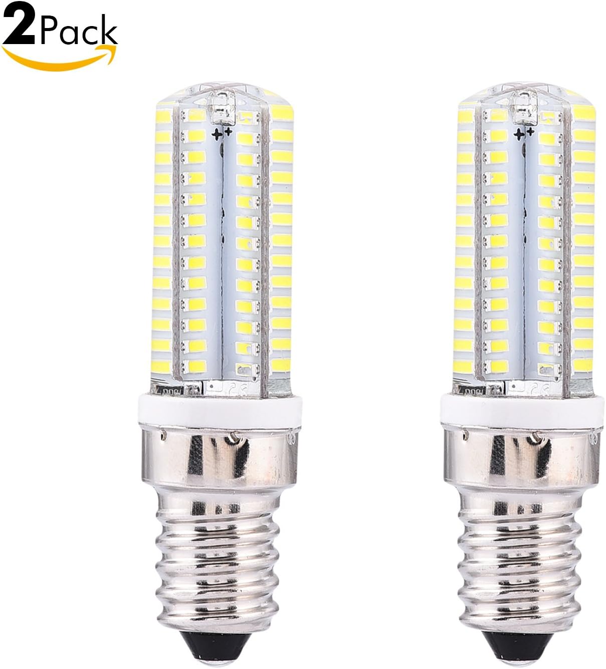 Amazon.com: Sanniu 4-Pcs E14 Base LED Light Bulbs AC 110V 3.6W 3014 SMD ...