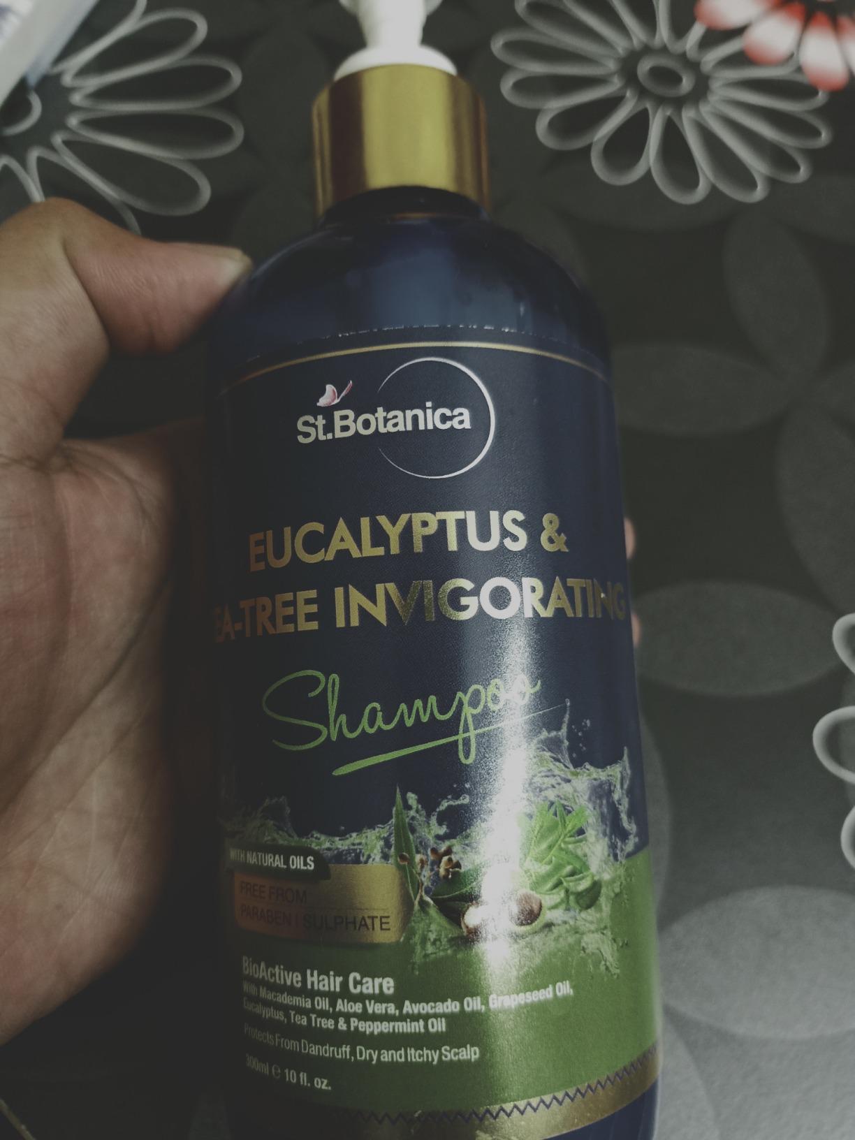 Buy St.Botanica Eucalyptus & Tea Tree Oil Hair Repair Shampoo, 300ml ...