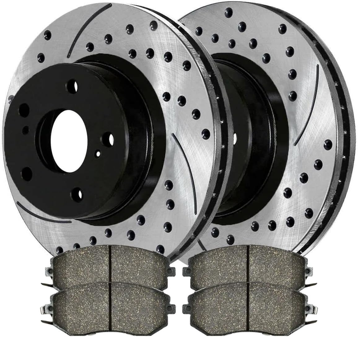 Amazon.com: Max Advanced Brakes Front Brake Kit For Subaru Forester ...