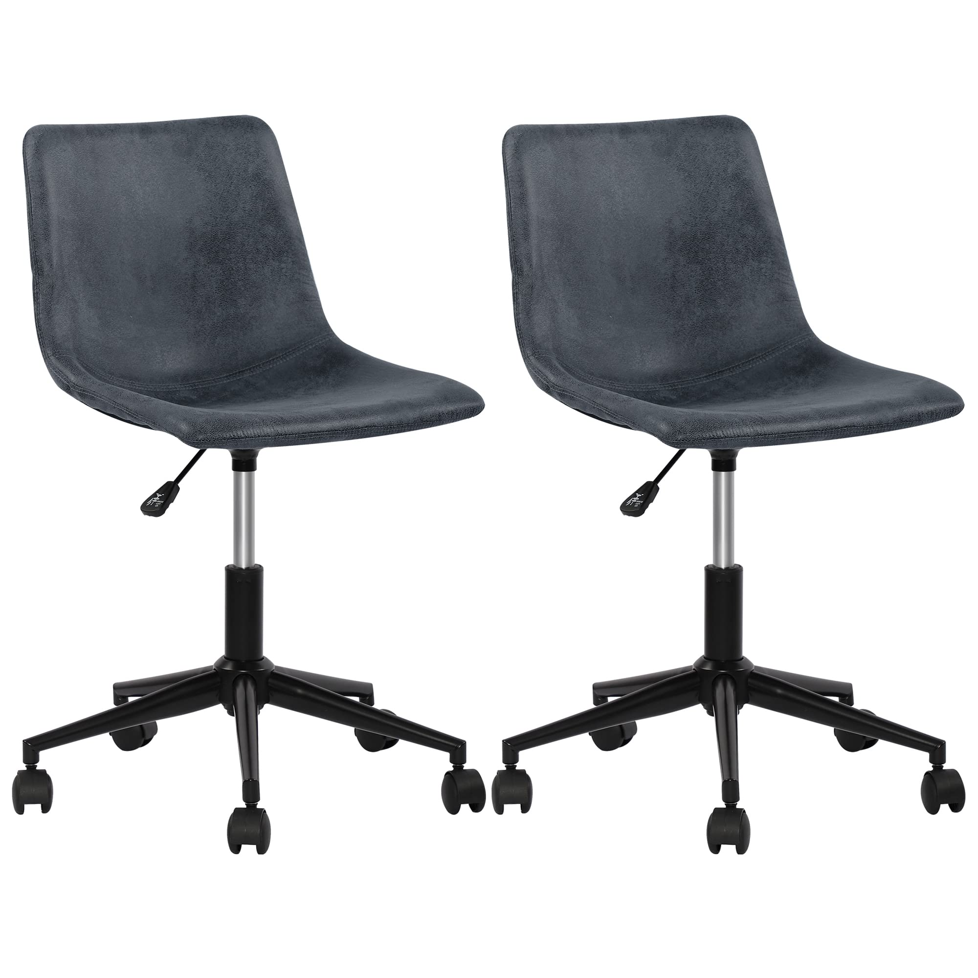 Snapklik.com : GOTMINSI Office Chair, Set Of 2 Adjustable Swivel Home ...