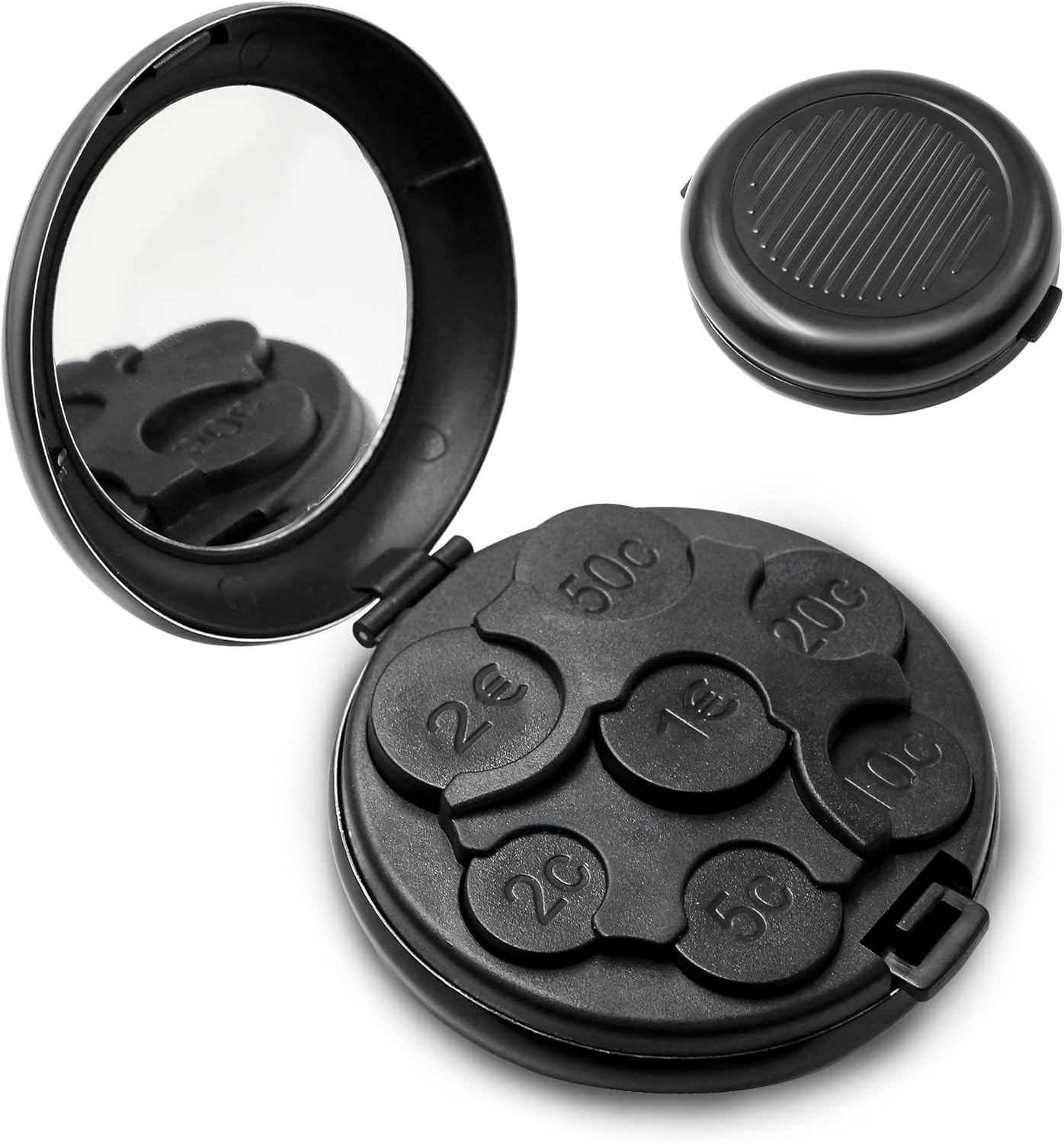Amazon.com: Coin Organizer, Portable Coin Organizer for Car with Mirror ...