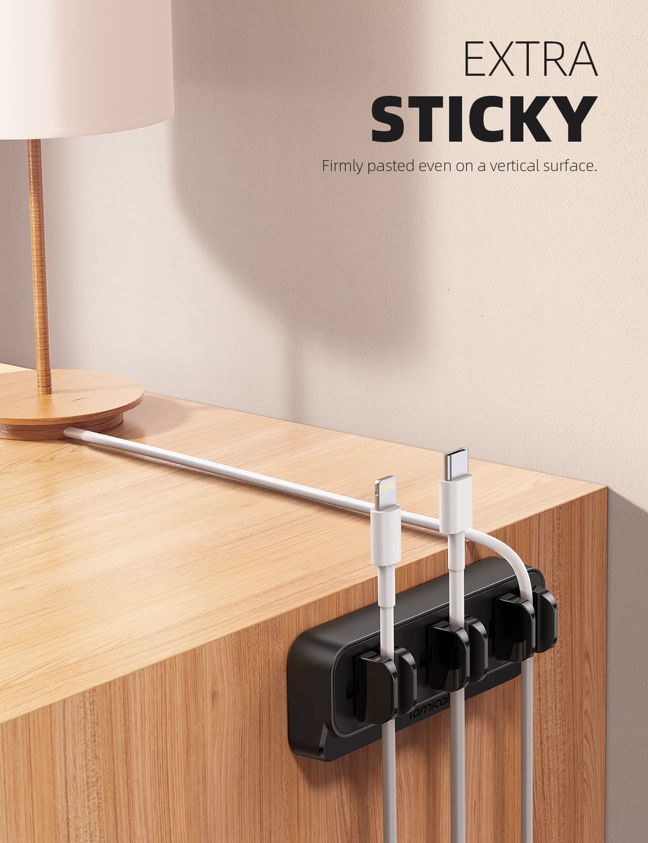 Snapklik.com : Cable Clips, Cord Organizer - Two Pack Adjustable Hole ...