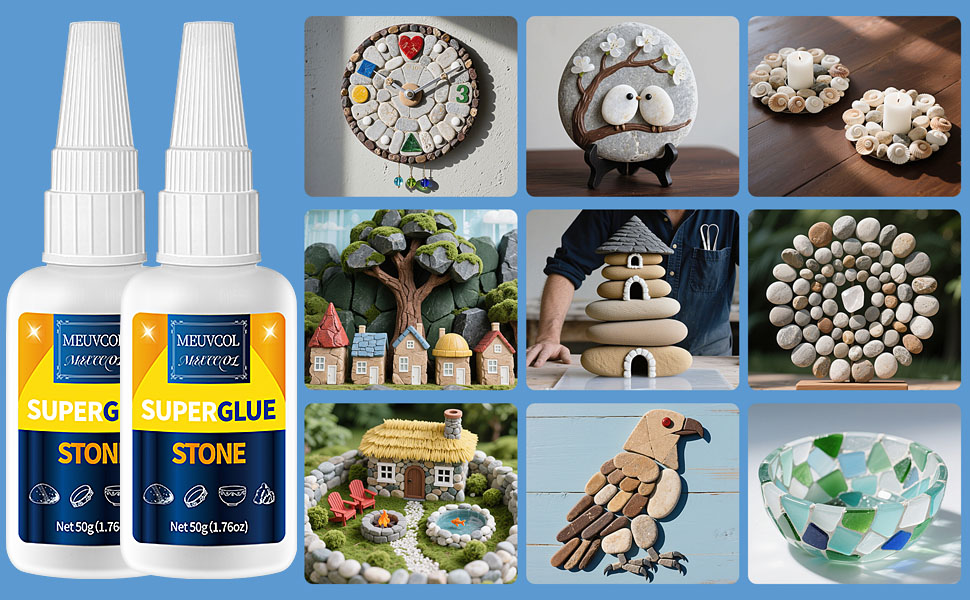 Stone Glue 100g - Marble Glue Heavy Duty for Granite, Artificial Stones ...