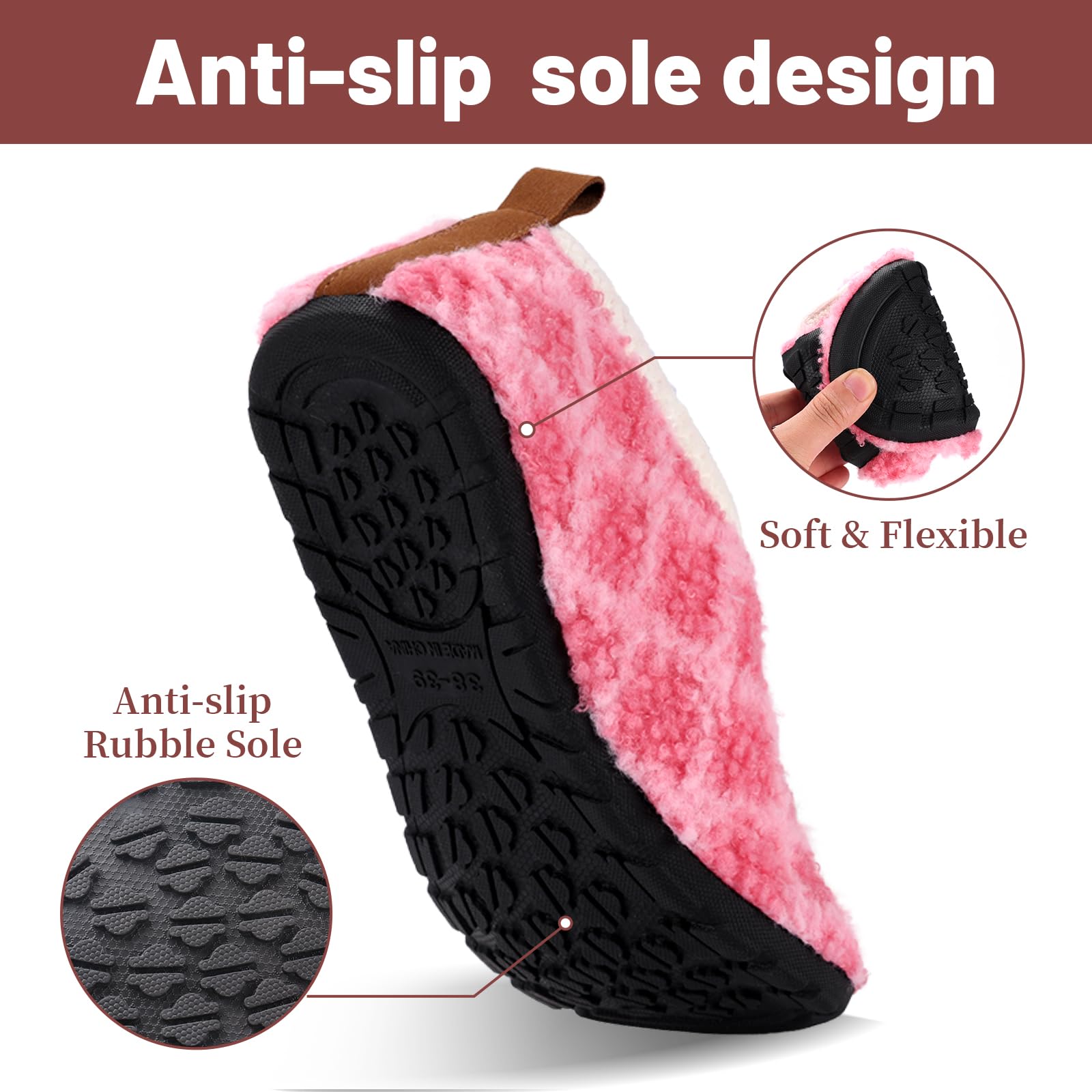 Snapklik.com : Ibeauti Women Mens House Slippers Lightweight Comfy ...