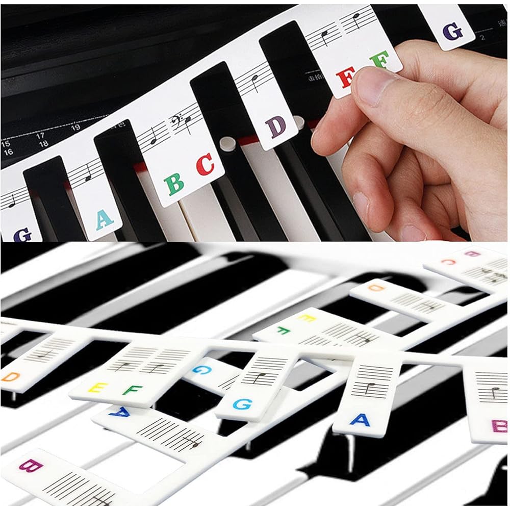 $1/mo - Finance Piano Keyboard Stickers for Beginners, Removable Piano ...