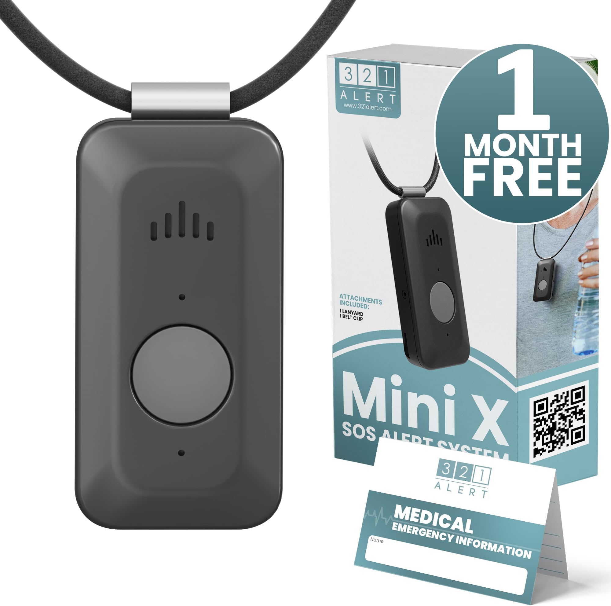 Amazon.com: Medical Alert System for Seniors with Fall Detection -GPS ...