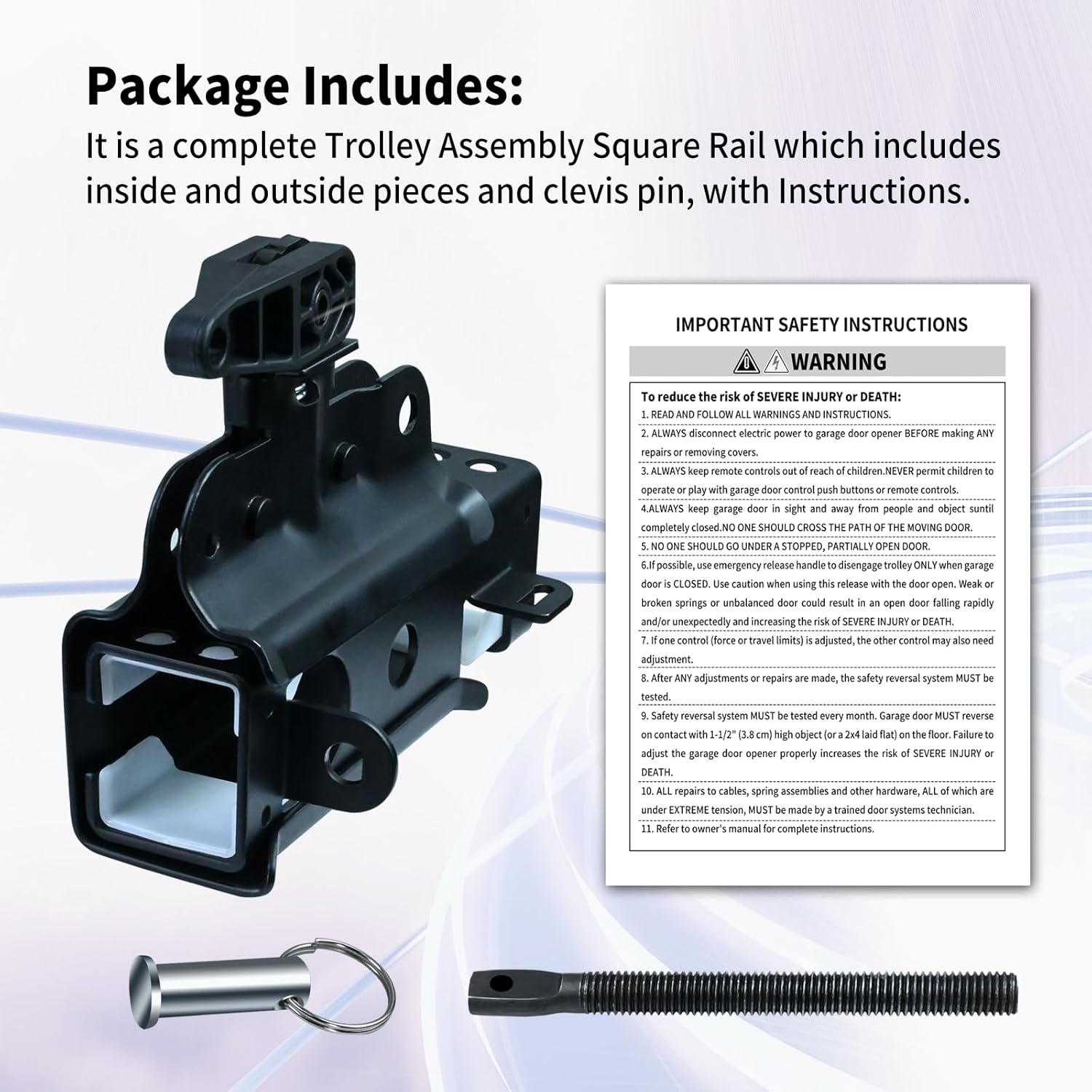 41C5141-1 & 41C5141-2 Garage Door Opener Trolley, Thailand | Ubuy