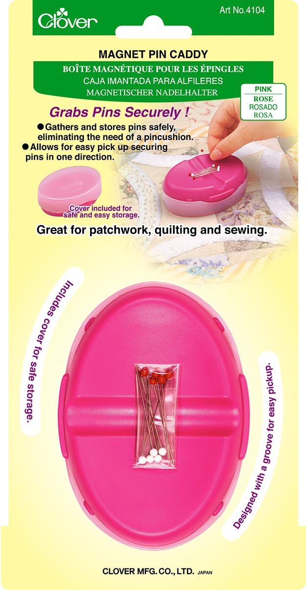 Clover Magnet Pin Caddy Pink : Amazon.co.uk: Home & Kitchen