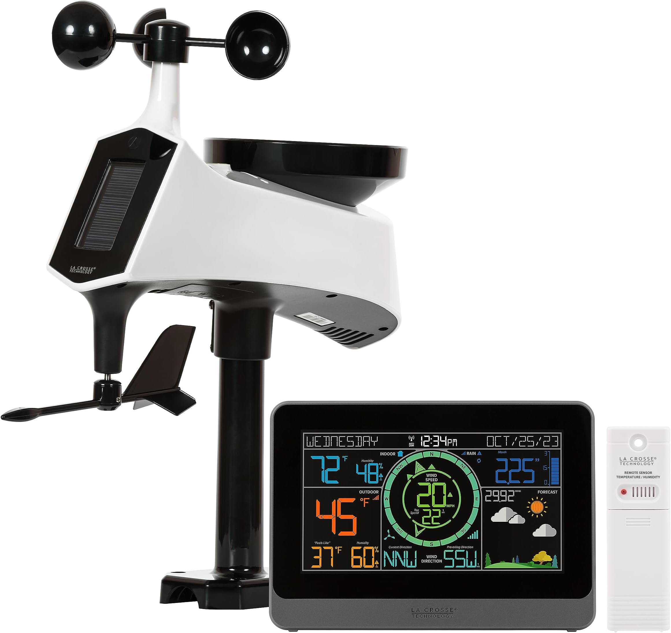 Amazon.com: La Crosse Technology 328-1415 Wireless Professional Color ...