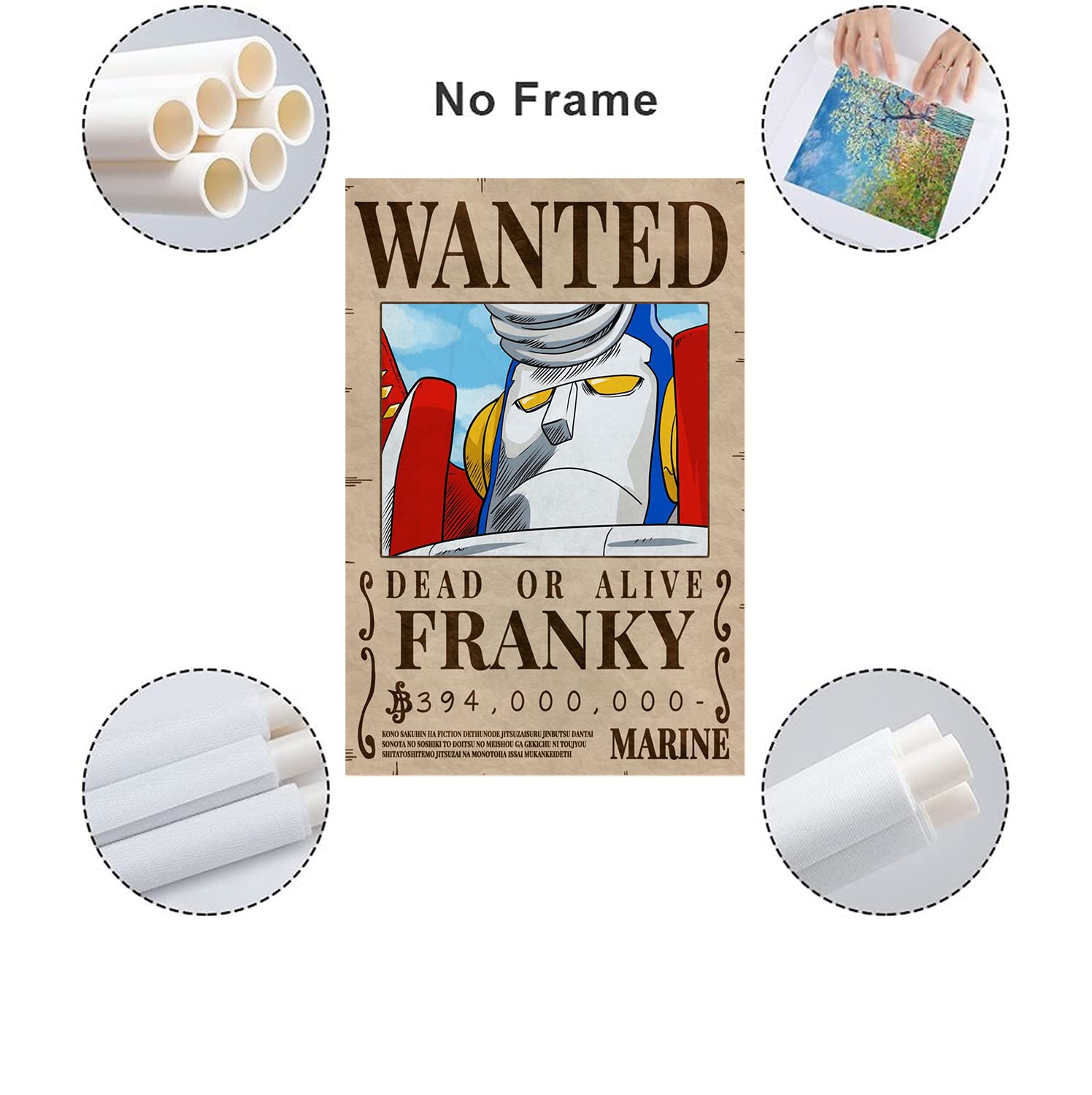 One Piece Wanted Posters Franky