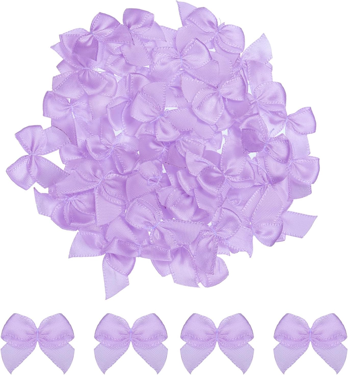 Amazon.com: Bright Creations 100 Pack Purple Twist Tie Bows for Treat ...