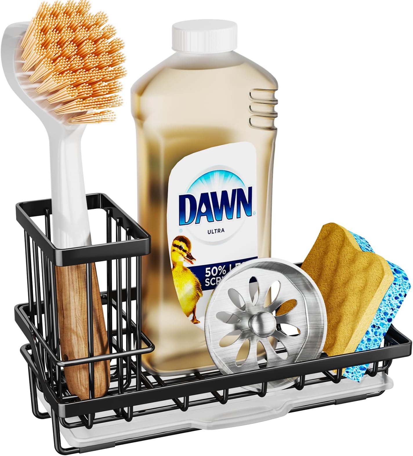 Amazon.com - Sponge Holder for Kitchen Sink Counter - Ceramic Dish ...