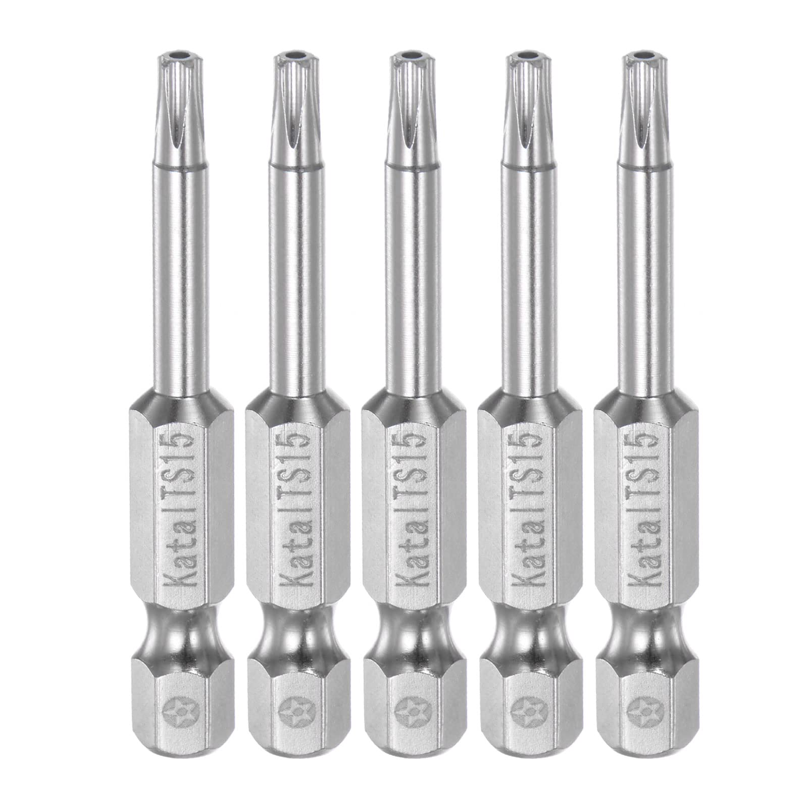 HARFINGTON 5pcs TS15 Magnetic Security Star 5 Point Screwdriver Bit 1/4 ...