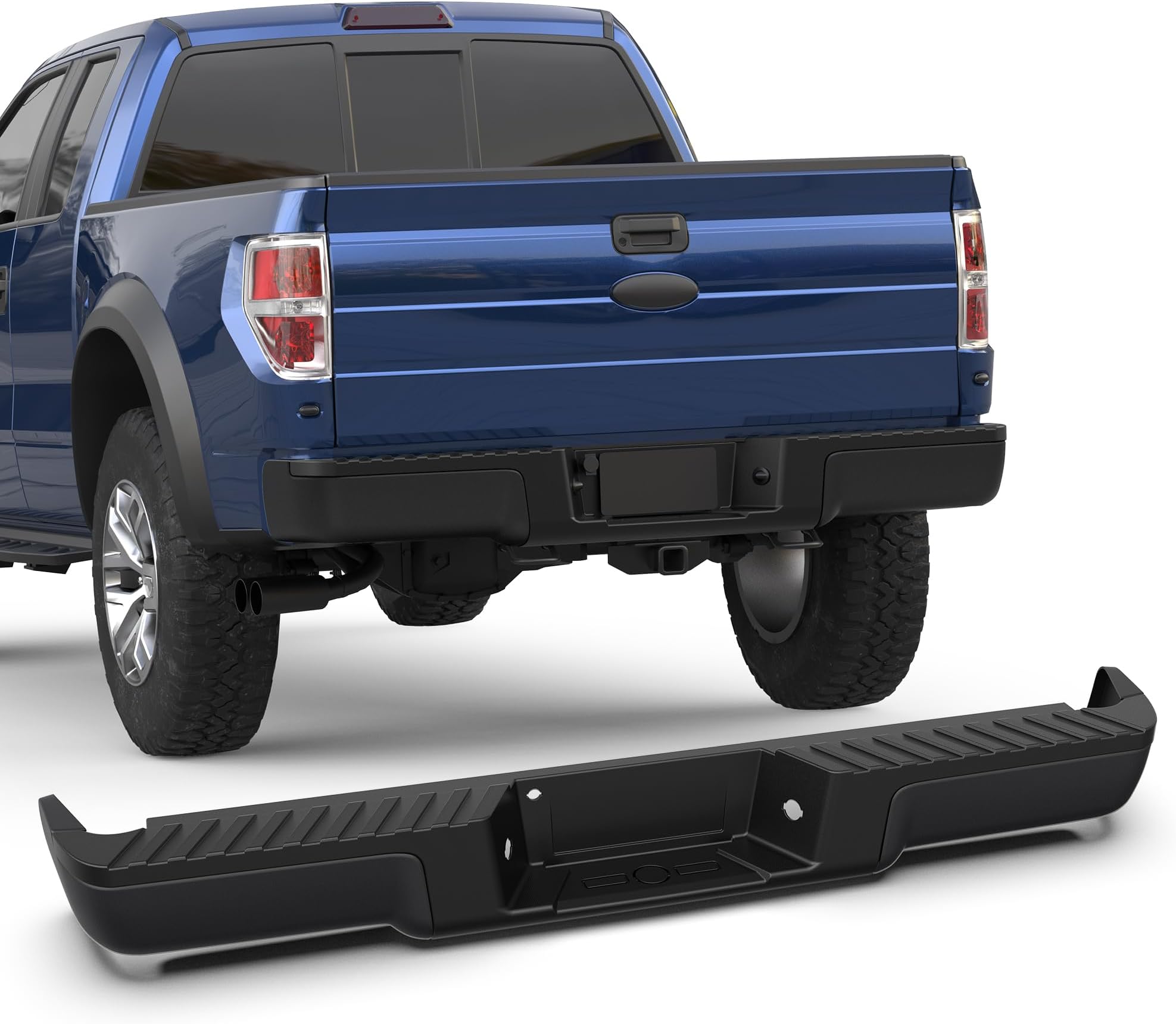 Amazon.com: PENSUN Rear Bumper Step Bumper Assembly Fit for Ford F150 ...