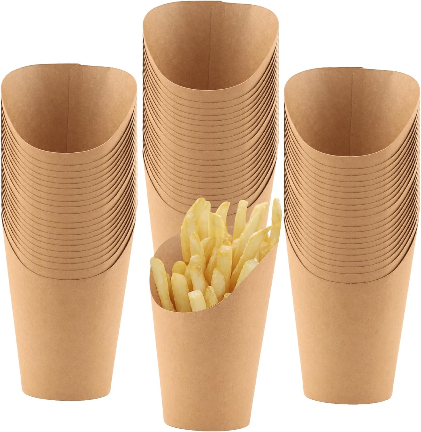 Amazon.com: HOIGON 150 PCS 16oz French Fry Cups, Disposable French ...