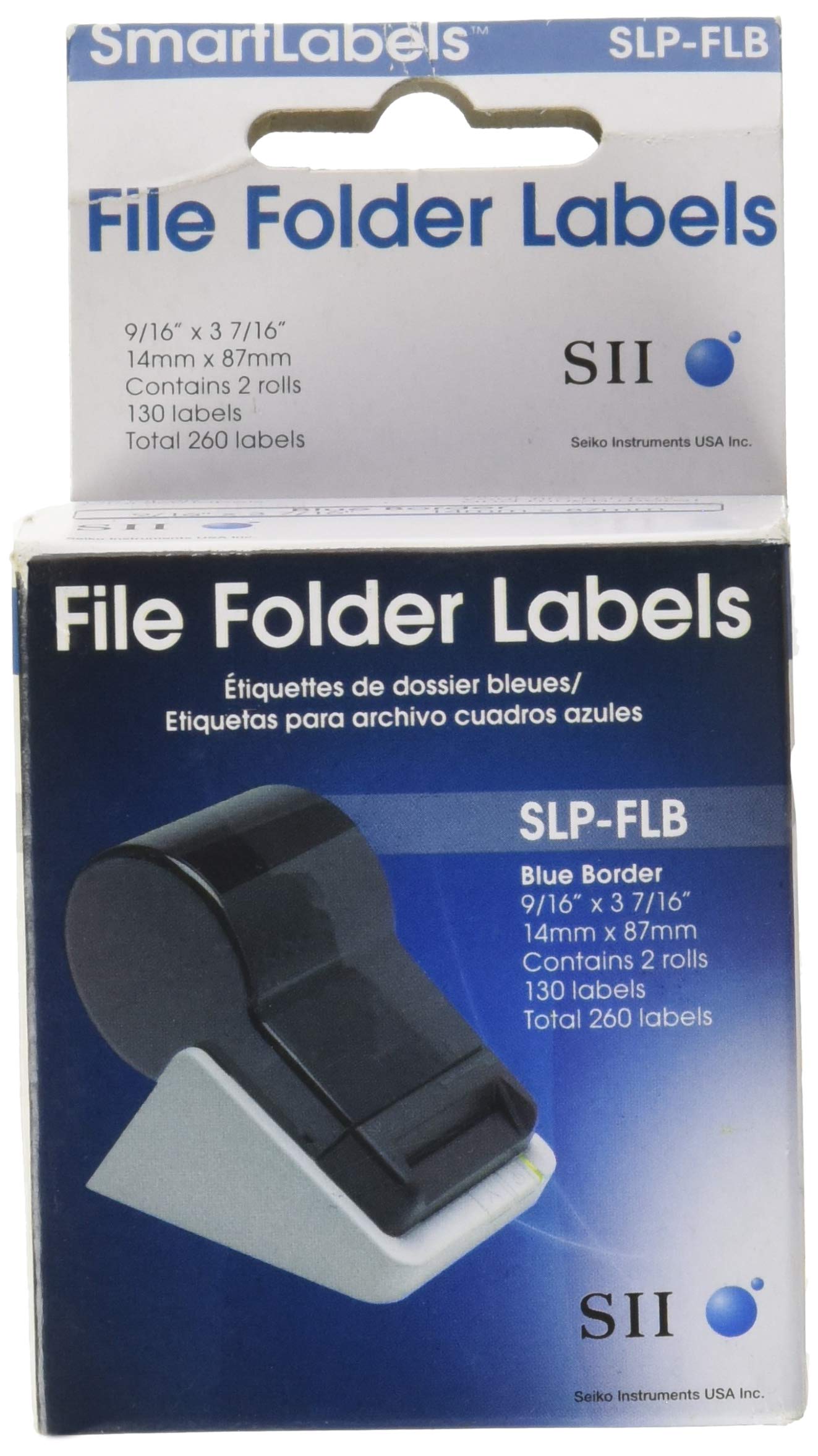 Amazon.com : Seiko Instruments Seiko 9/16 X 3-7/16 130 Per Roll/2 Roll ...