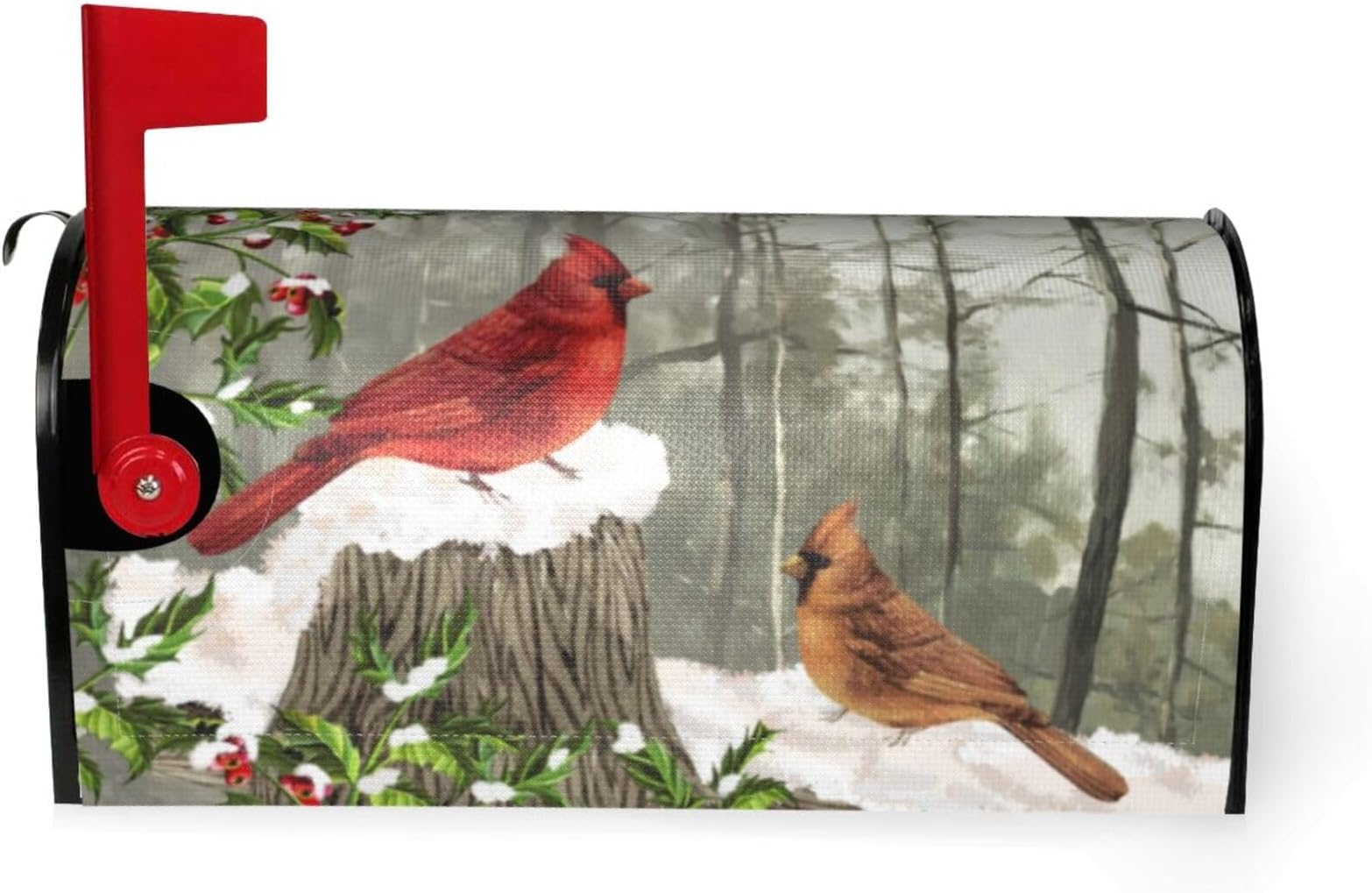 Amazon.com: Galguz Mailbox Cover with Winter Cardinal Red Birds ...