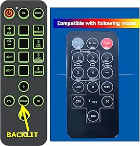 Amazon.com: Replacement Remote Control for Velodyne Subwoofer SPL ...