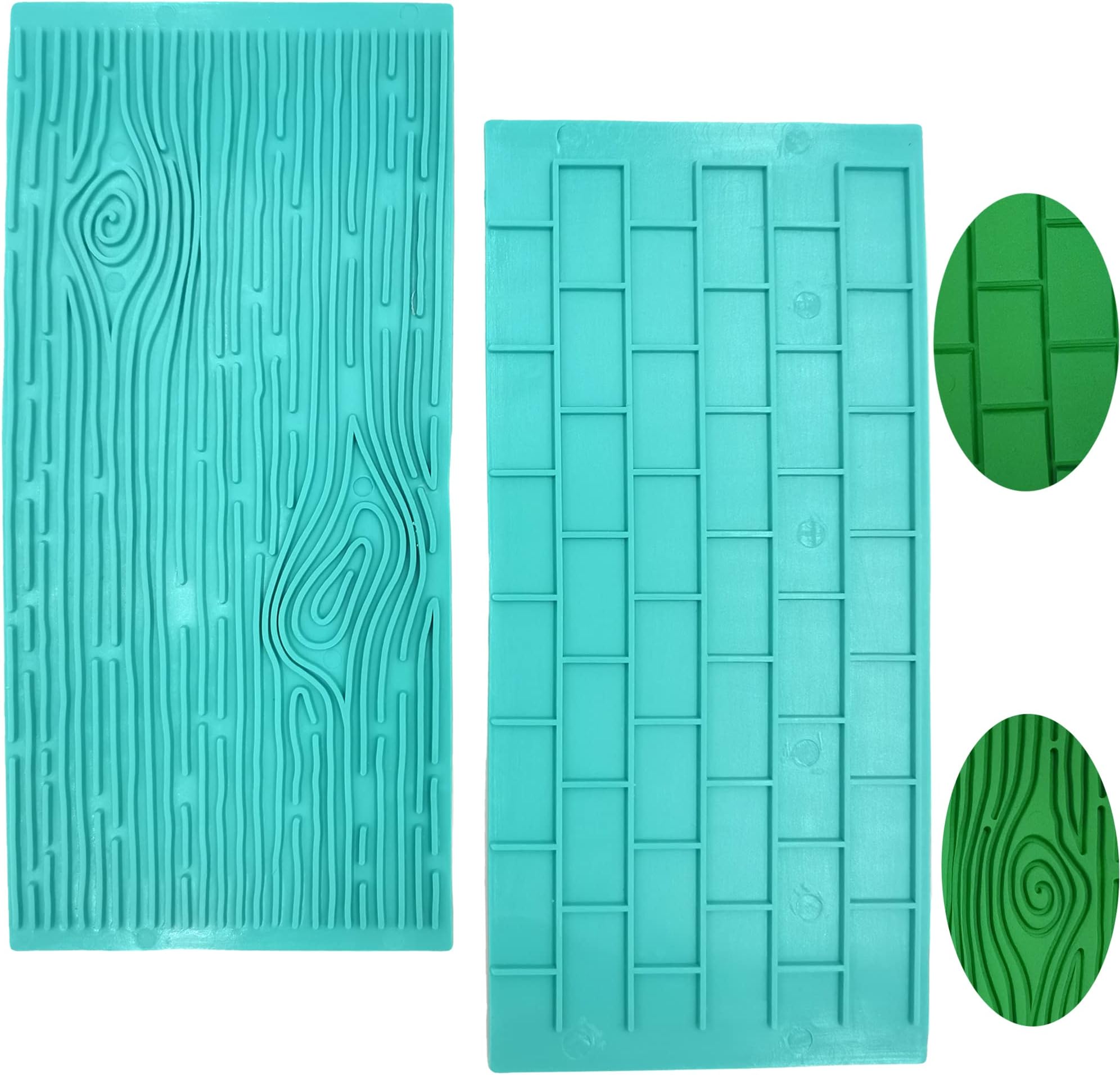 Amazon.com: Fondant Impression Mat, Silicone Brick Wall Pattern Lace ...