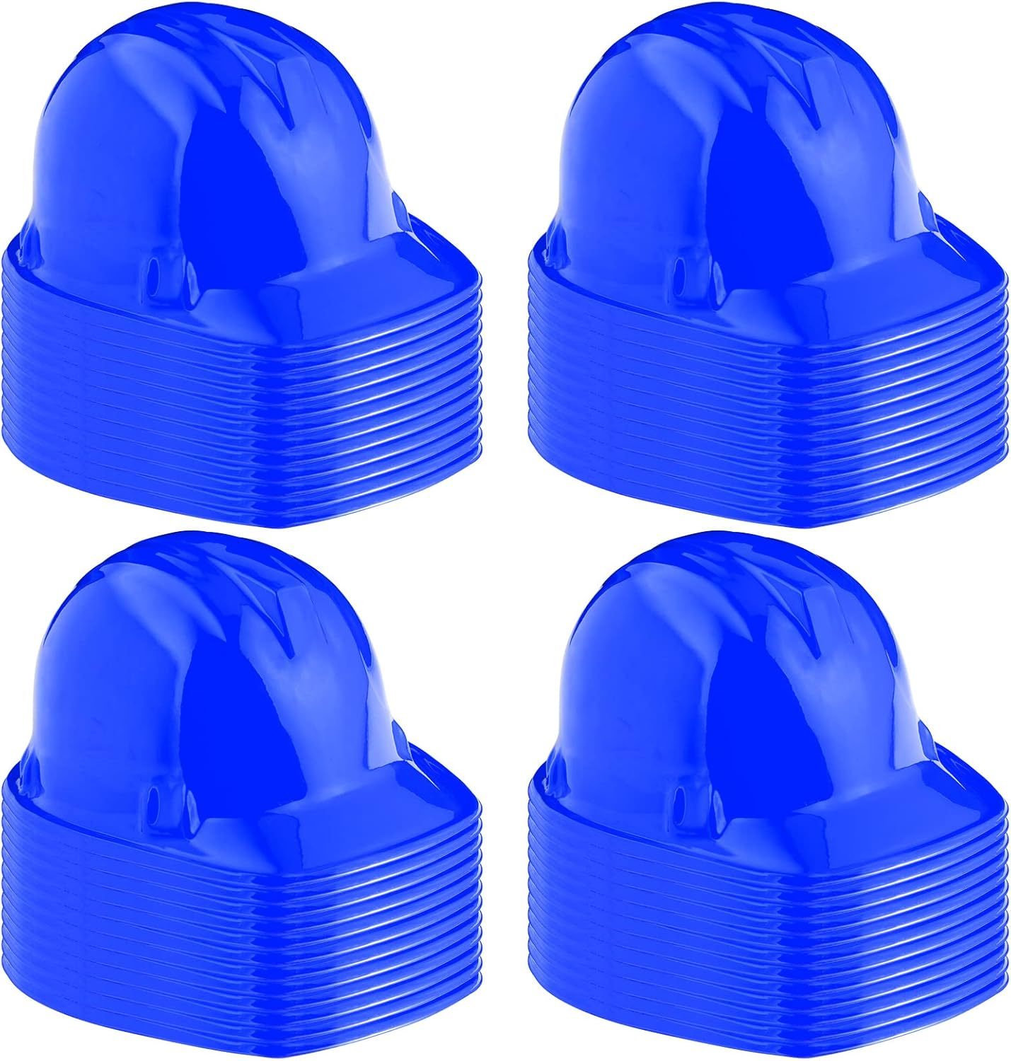 Amazon.com: Sumind 48 Packs Construction Party Hats Kids Plastic Worker ...