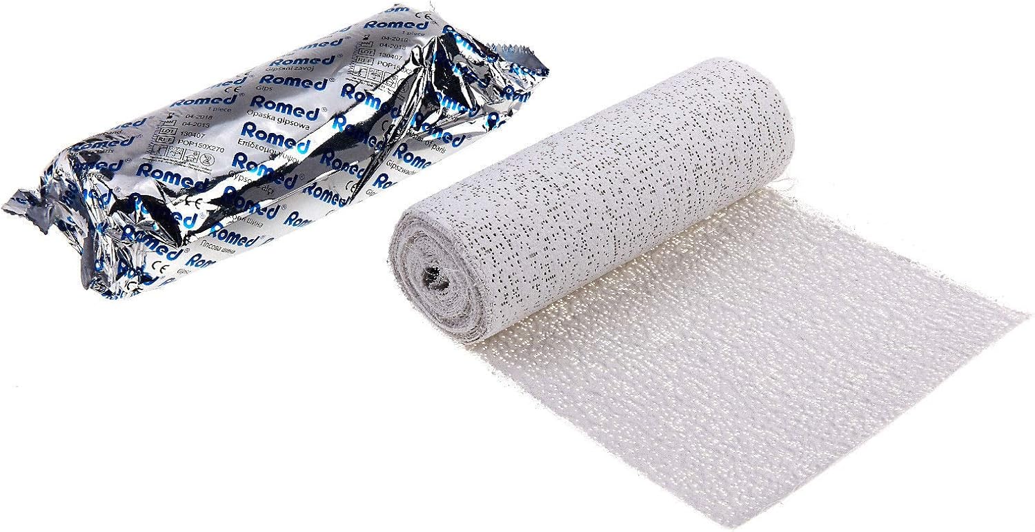 Romed Mod ROC Plaster Bandage 5 cm x 3 m Pack of 6) : Amazon.co.uk ...