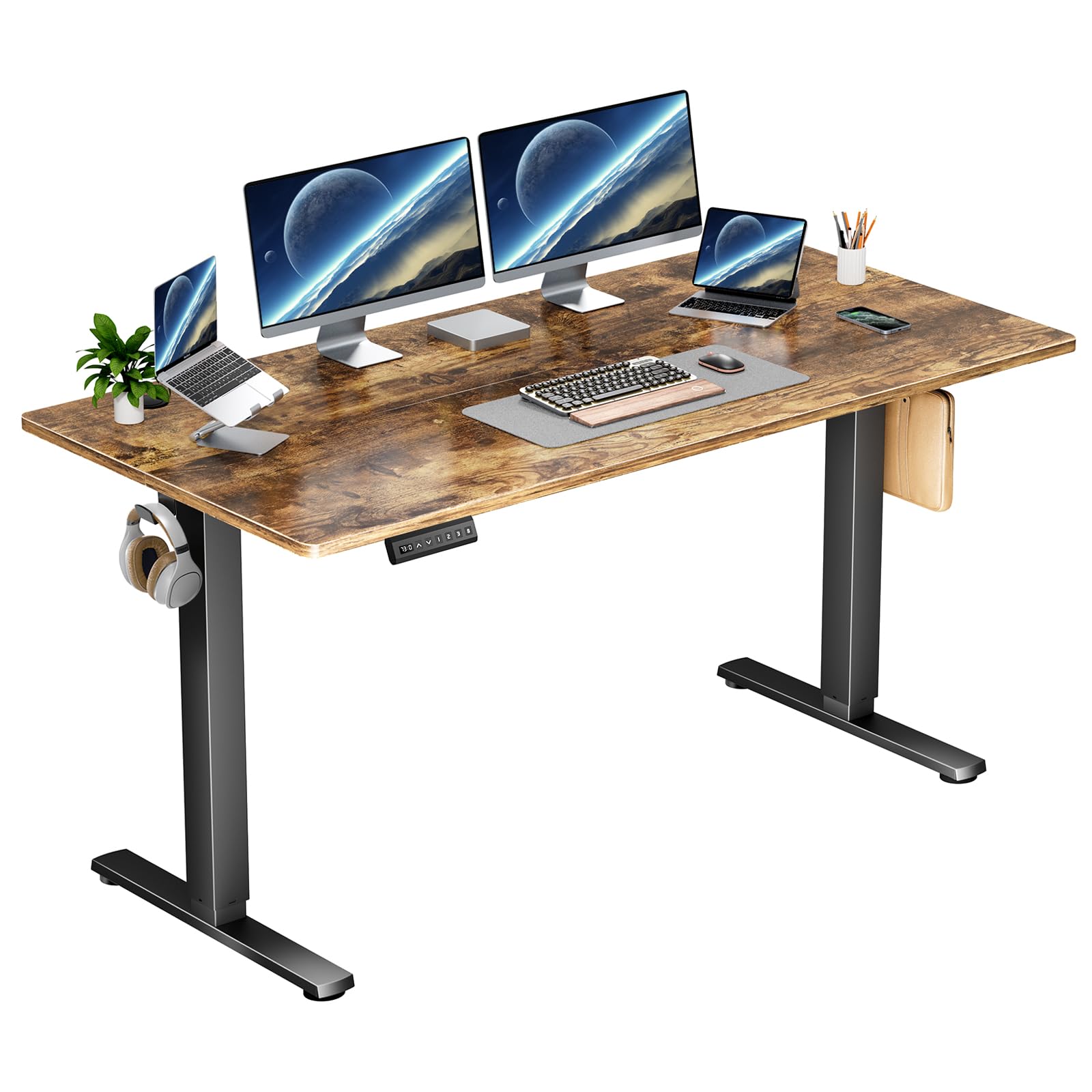 Snapklik.com : Electric Height Adjustable Standing Desk