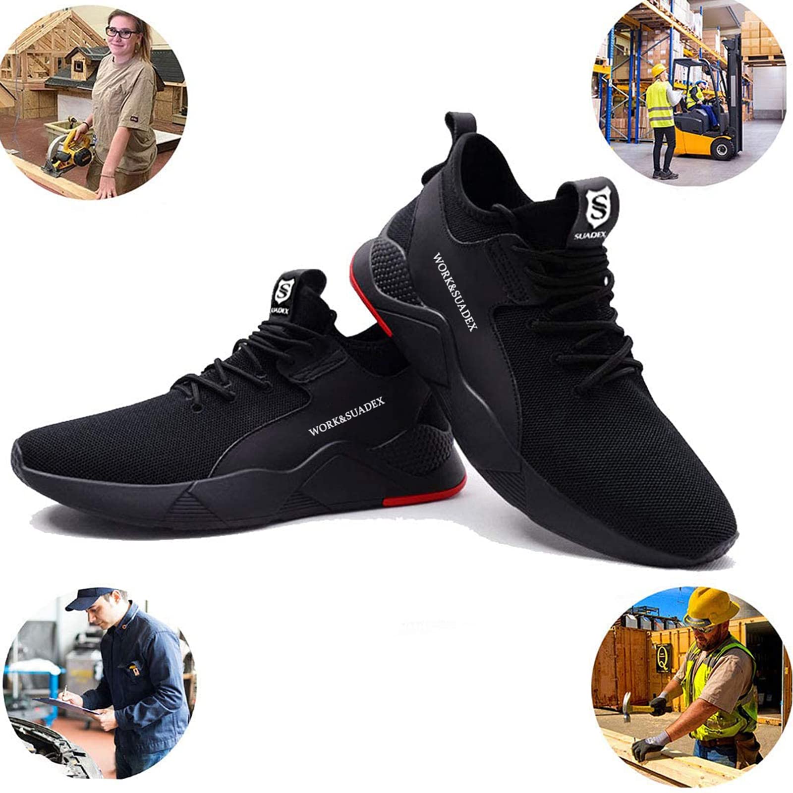 Snapklik.com : Steel Toe Shoes For Men Women Indestructible Steel Toe ...