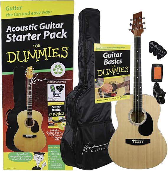 Amazon.com: Guitar For Dummies Acoustic Guitar Starter Pack (Guitar ...