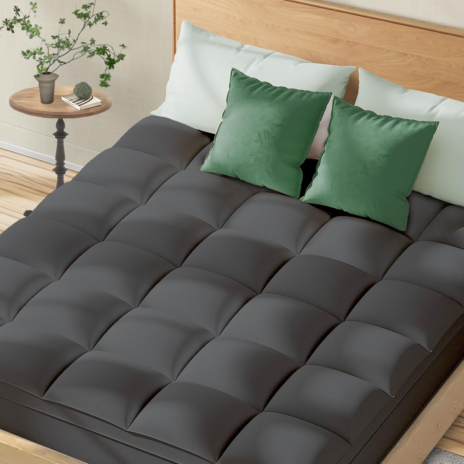 Amazon.com: Topllen King Mattress Topper for Back Pain Relief, Extra ...