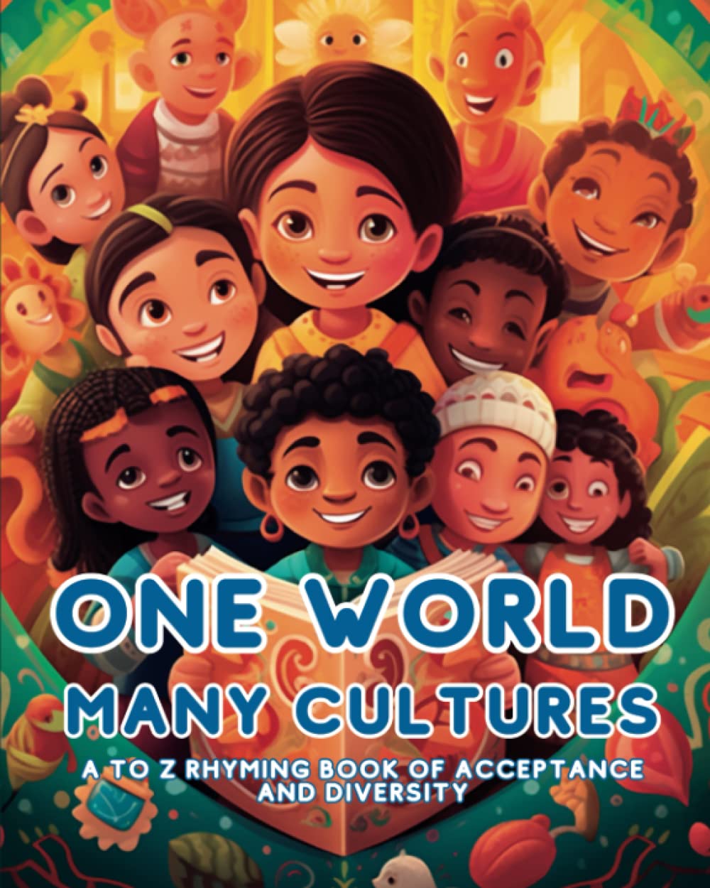 One World Many Cultures: A to Z rhyming Kids, Multicultural , Inclusion ...