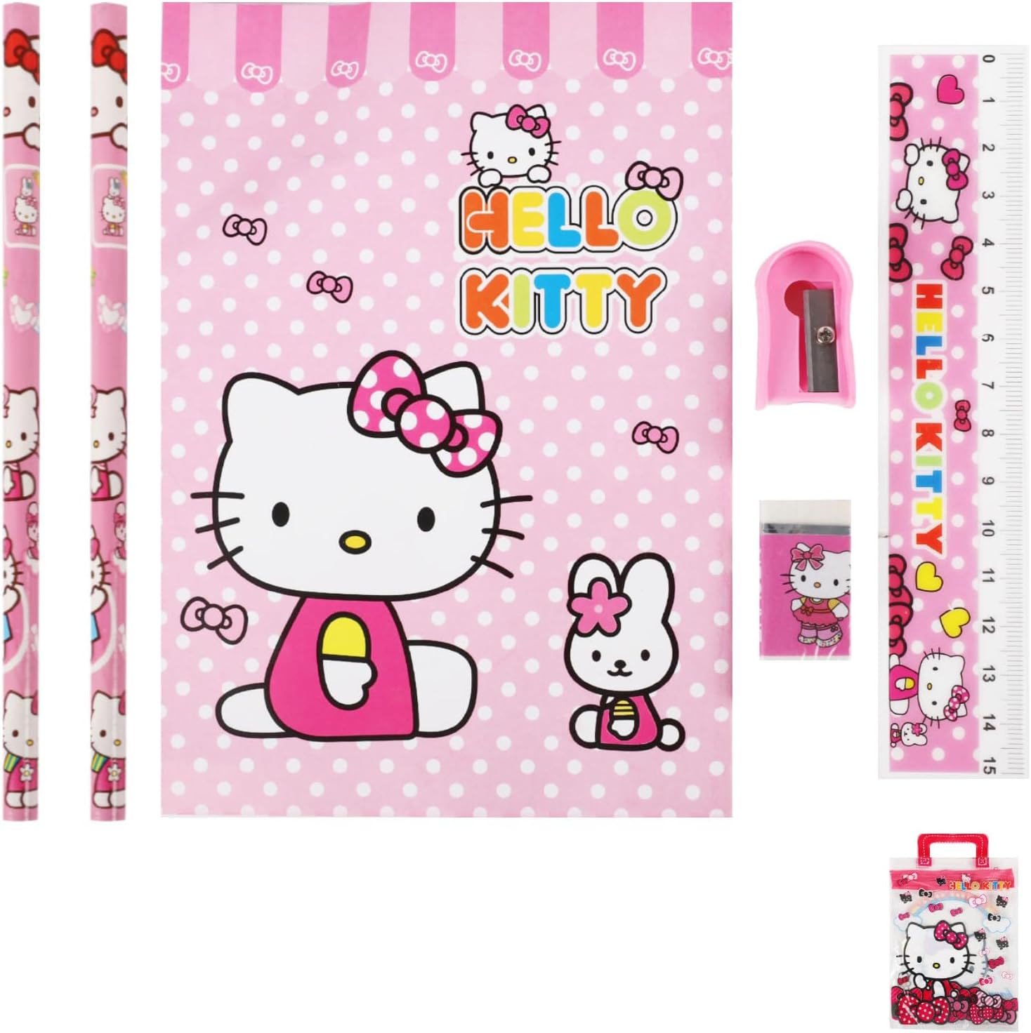 Amazon.com : Cute Back to School Supplies for kids, Kawaii Cat ...