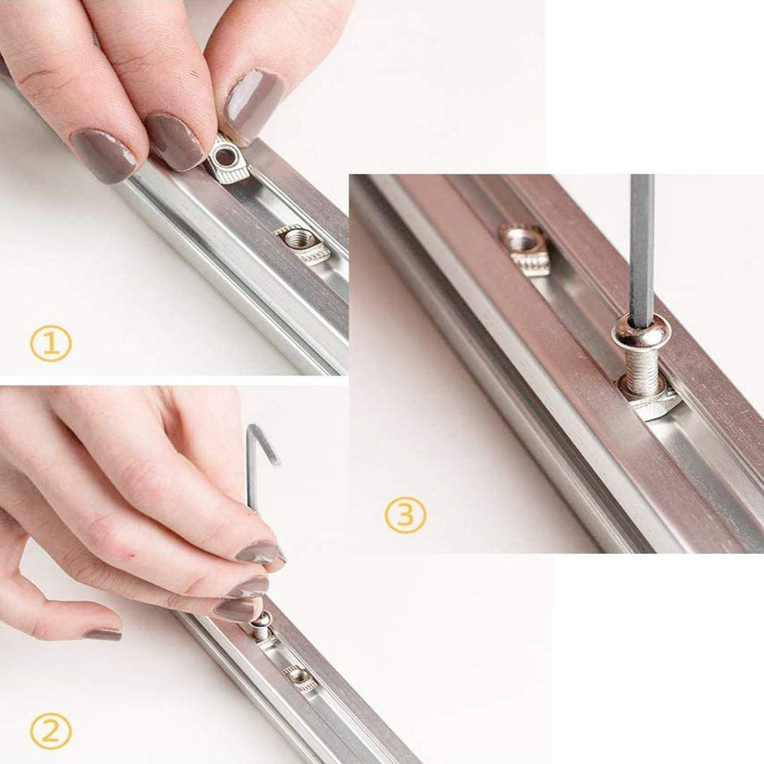 Snapklik.com : Hulless Sliding T Nuts 2020 Series M5 T Slot Nut ...