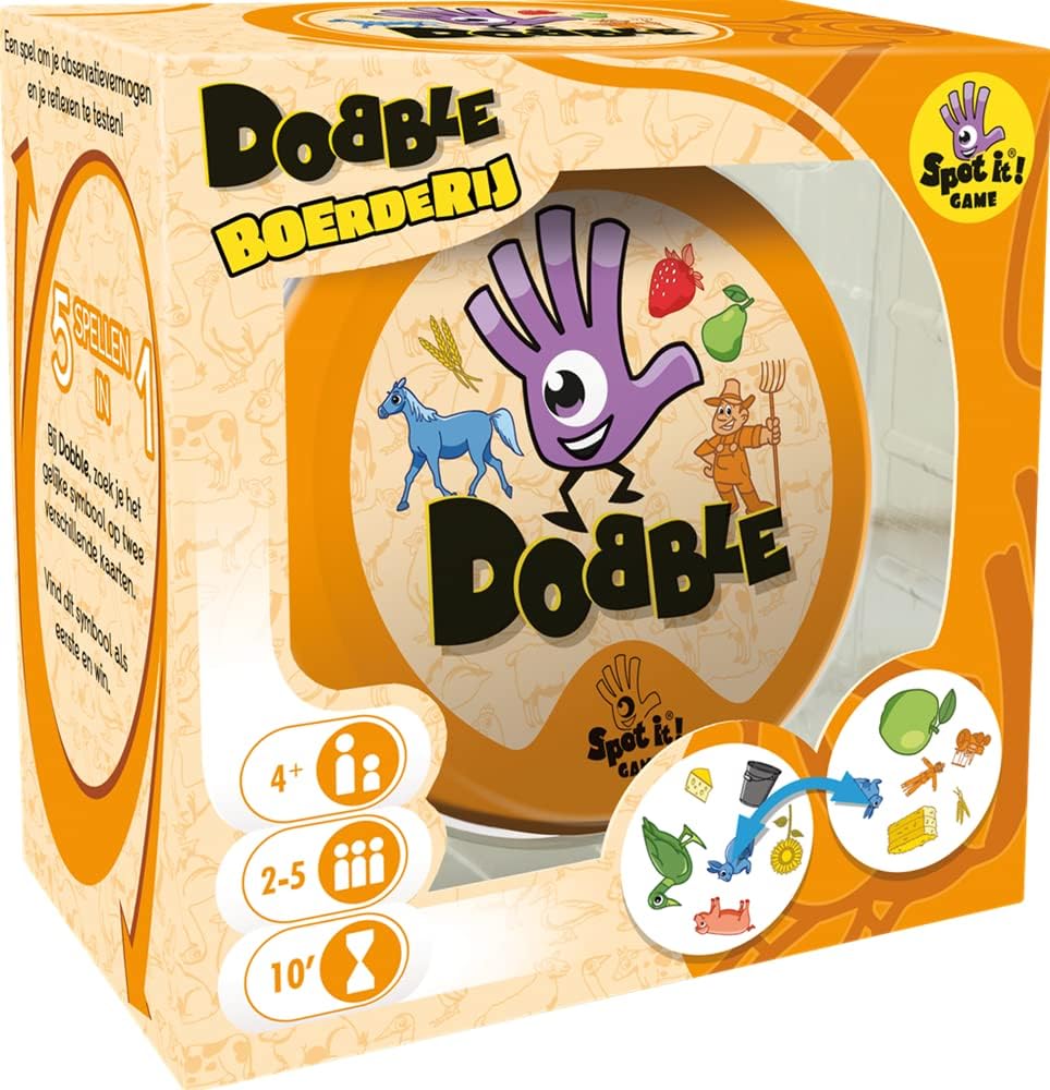 Zygomatic Dobble Bauernhof - Kartenspiel - 5 Spiele in 1 [DE]: Amazon ...