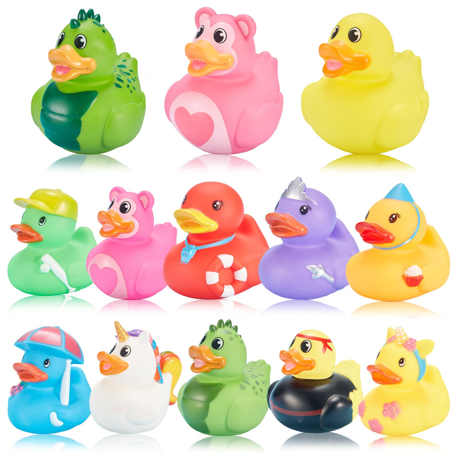 Snapklik.com : 13 Pcs Rubber Ducks For Cruise Ships,Ducks For Jeeps,2 ...