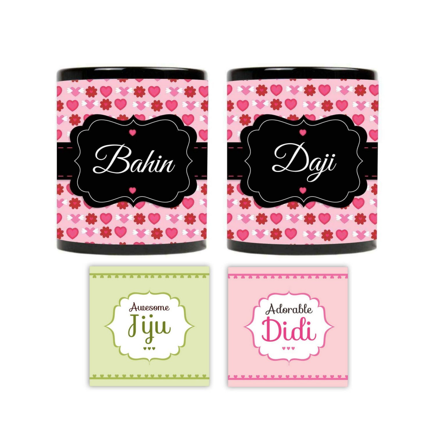 Buy TheYaYaCafe Anniversary Didi Jiju Couple Mugs, Bahin Daji Marathi ...