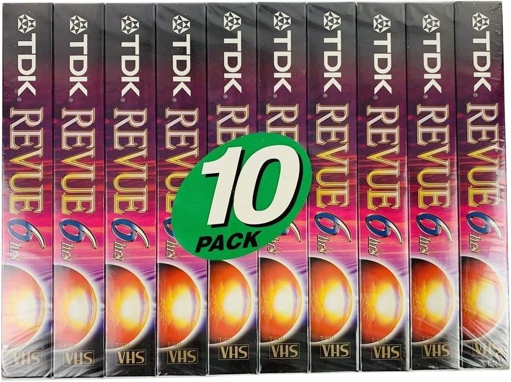 Amazon.com: Standard Grade Video Tape 10 Pack (Pack of 1) : Electronics
