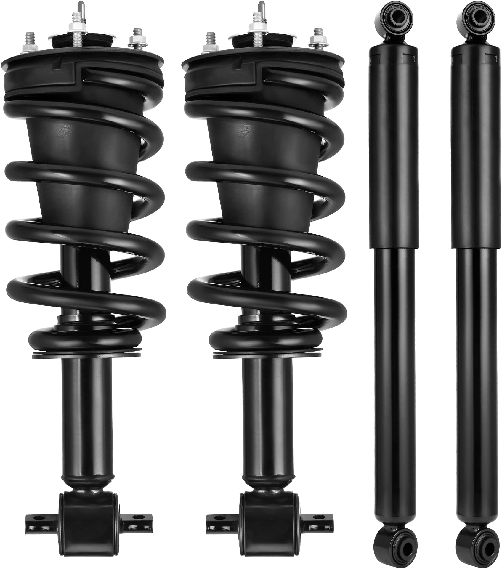 Amazon.com: Detroit Axle - 4WD Front Struts & Coil Springs Rear Shock ...