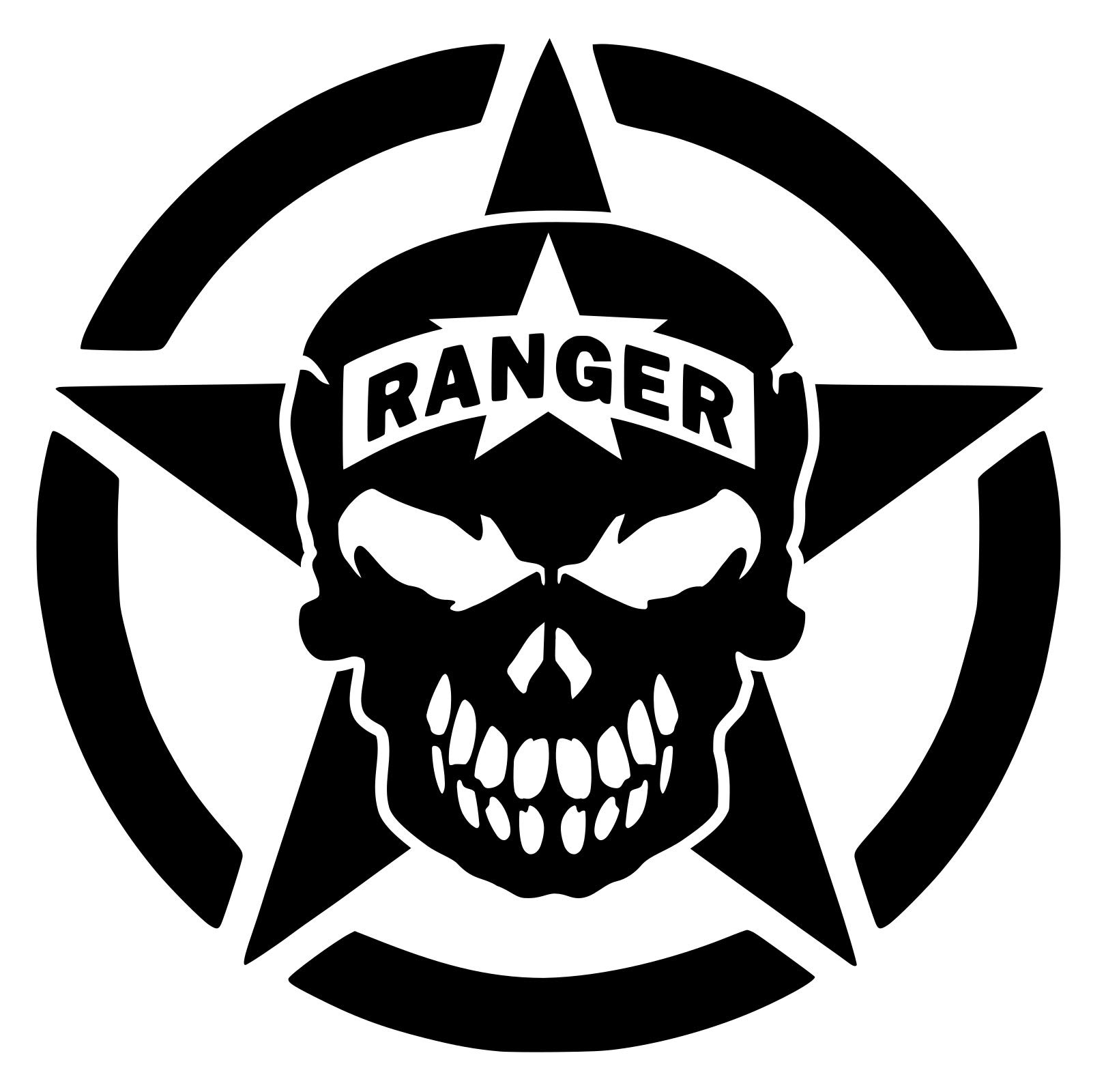 Army Ranger Skull Logo