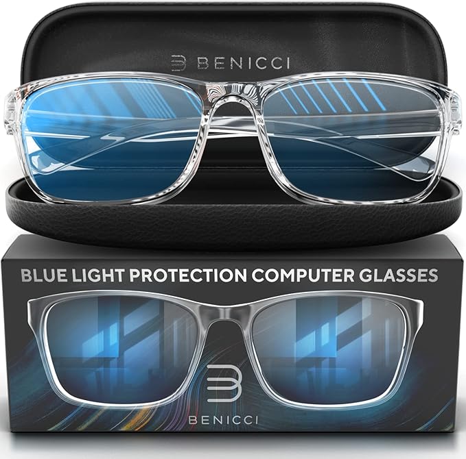 Amazon.com: Stylish Blue Light Computer Blocking Glasses for Men and ...