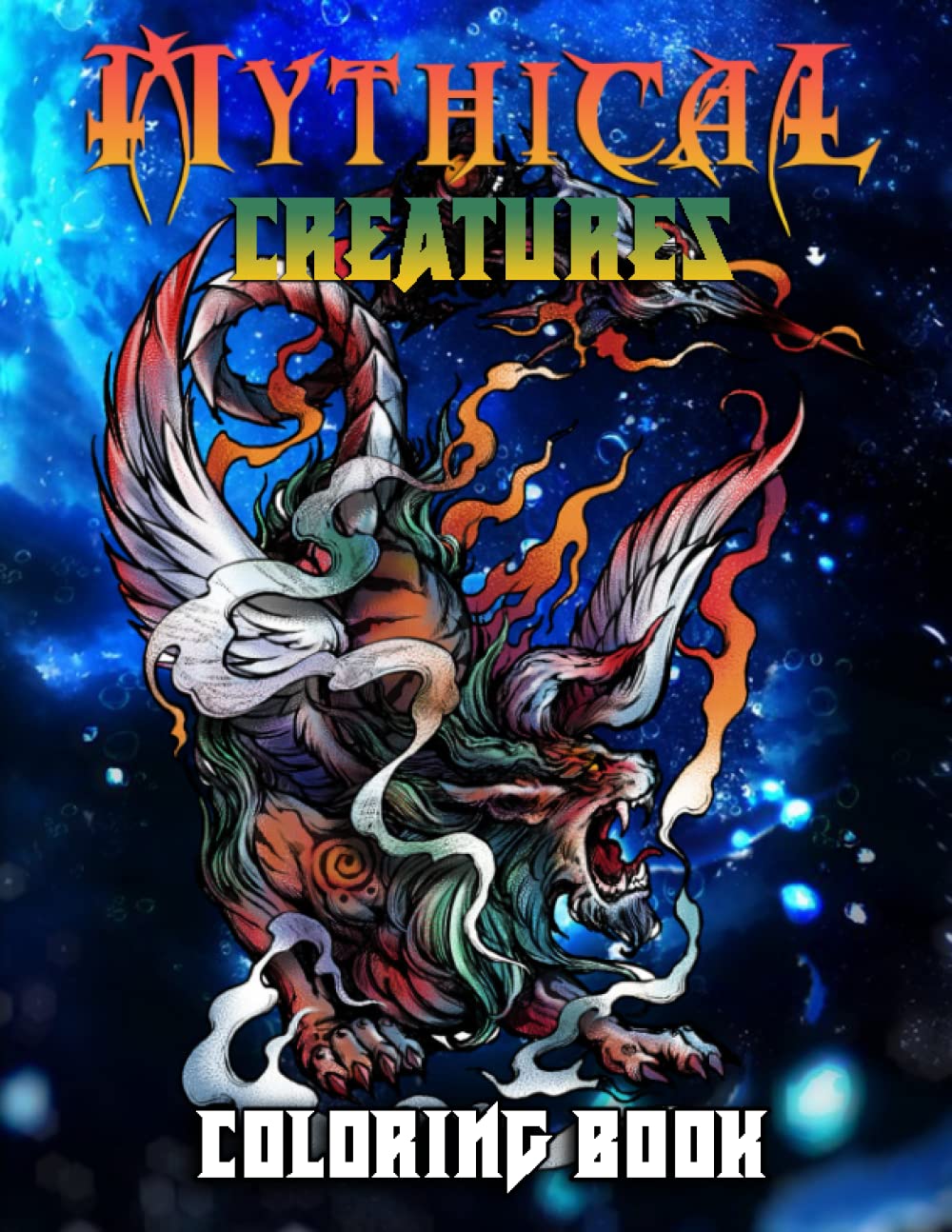 Buy Mythical Creatures Adults Coloring Book: 30 Wonderful Illustration Colouring Pages Magical ...