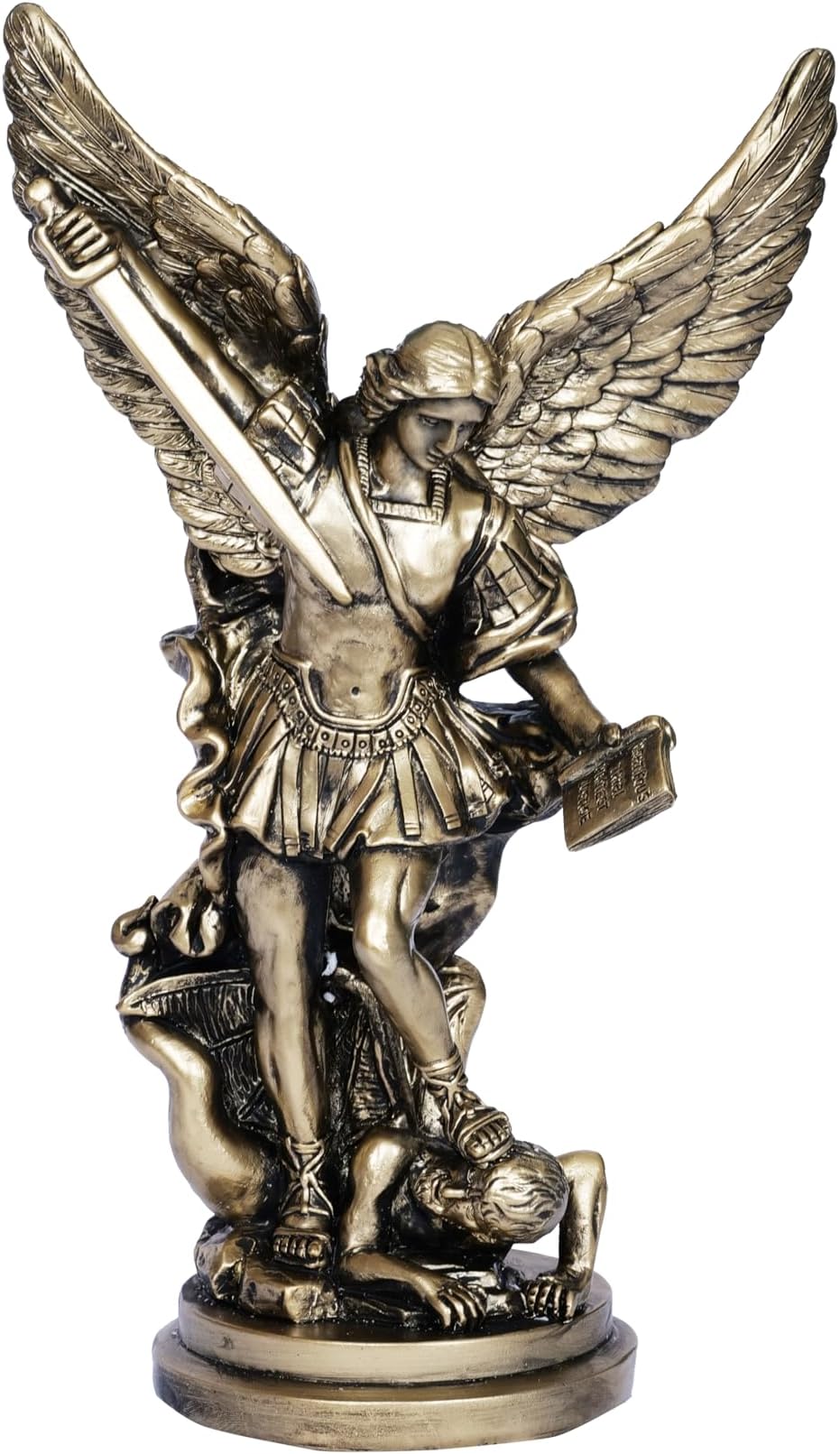 Amazon.com: Estatua ascendente de Arcángel de San Miguel de 11 pulgadas ...