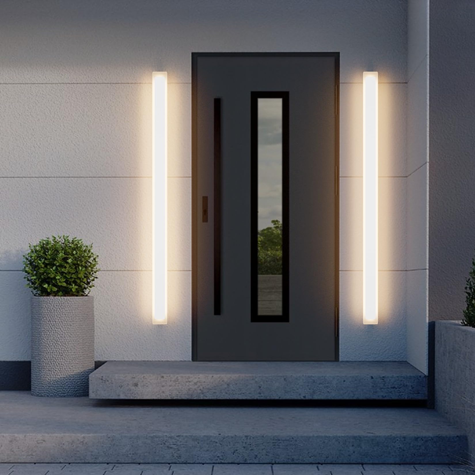 Snapklik.com : Ralbay Long Outdoor Wall Light 59inch Long Strip Modern ...