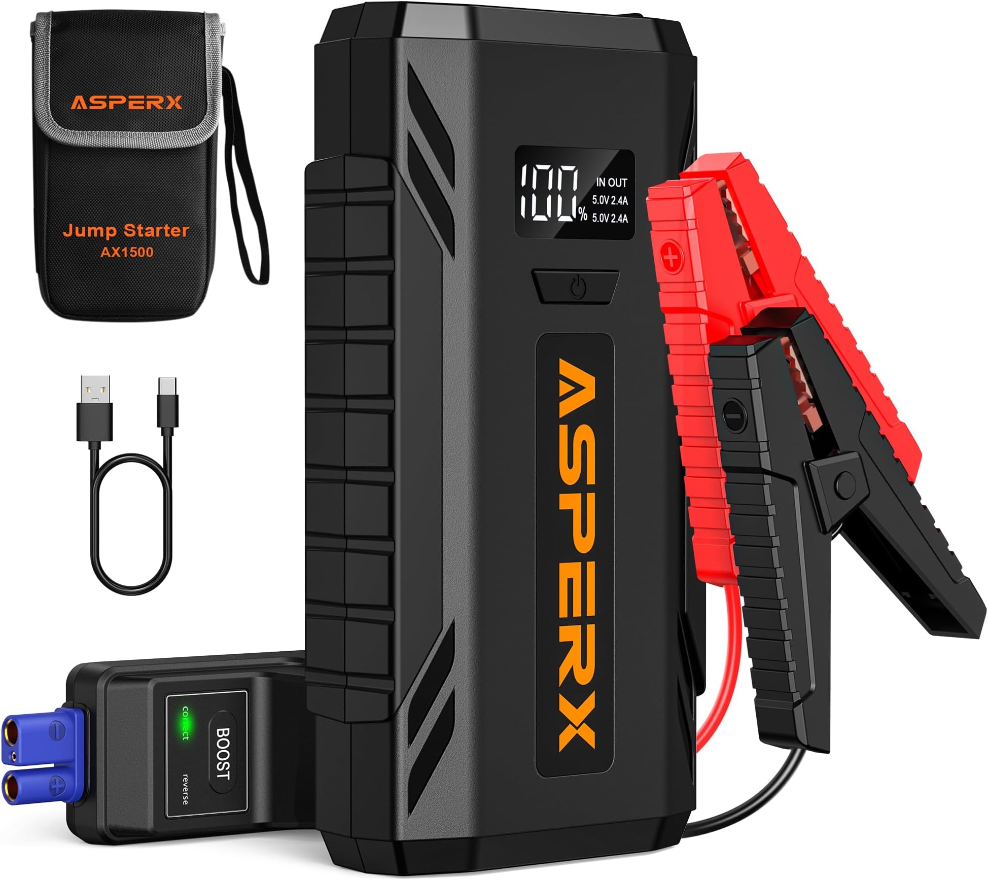 RAC 400 Amp Rechargeable Jump Start System HP082 - For Car Batteries up ...